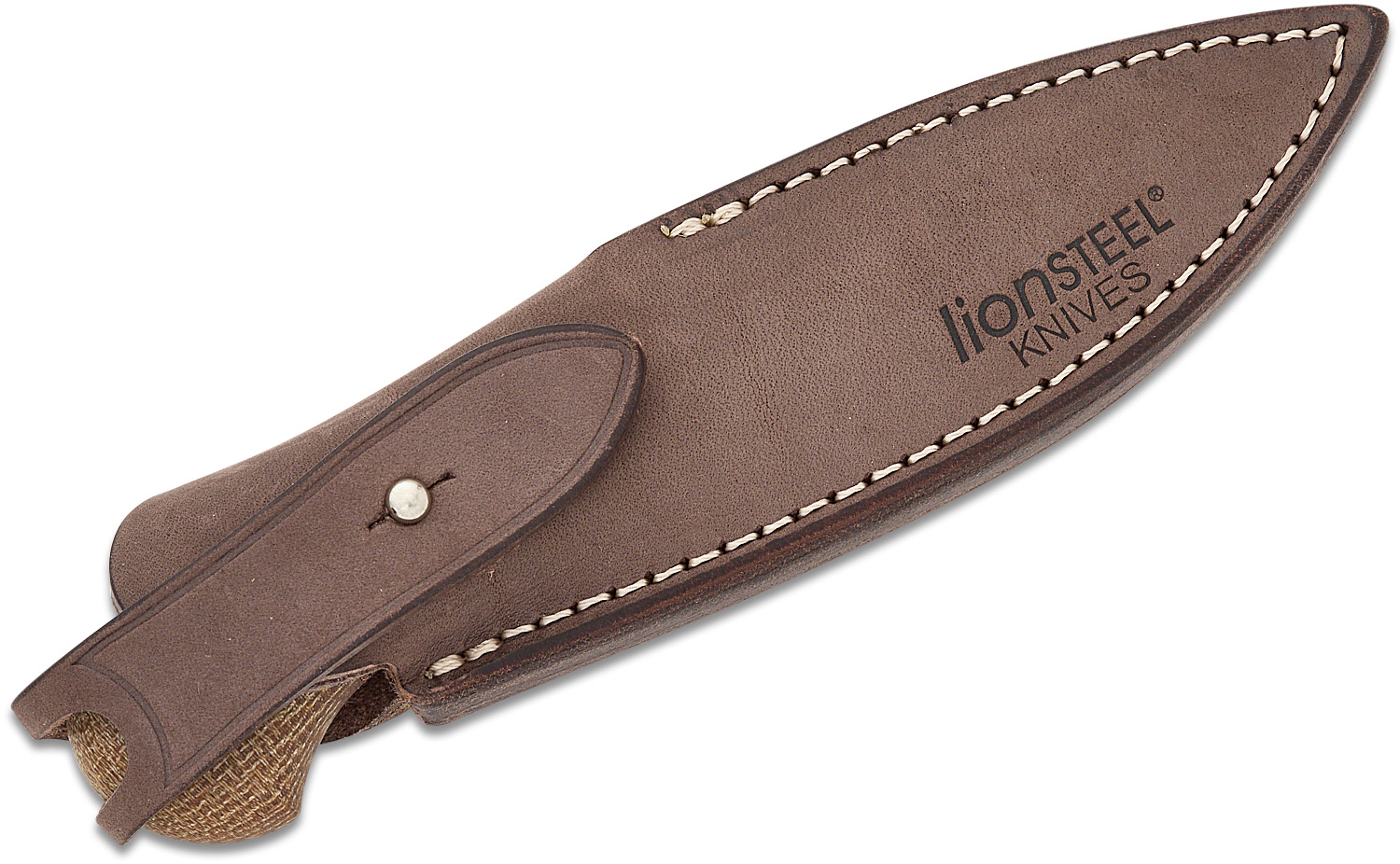 LionSteel Willy Pocket Fixed Blade Knife 3.11" M390 Satin Drop Point ...