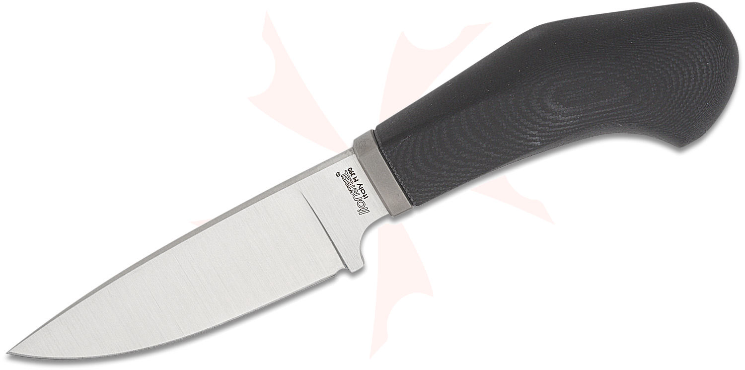 LionSteel Willy Pocket Fixed Blade Knife 3.11" M390 Satin Drop Point ...