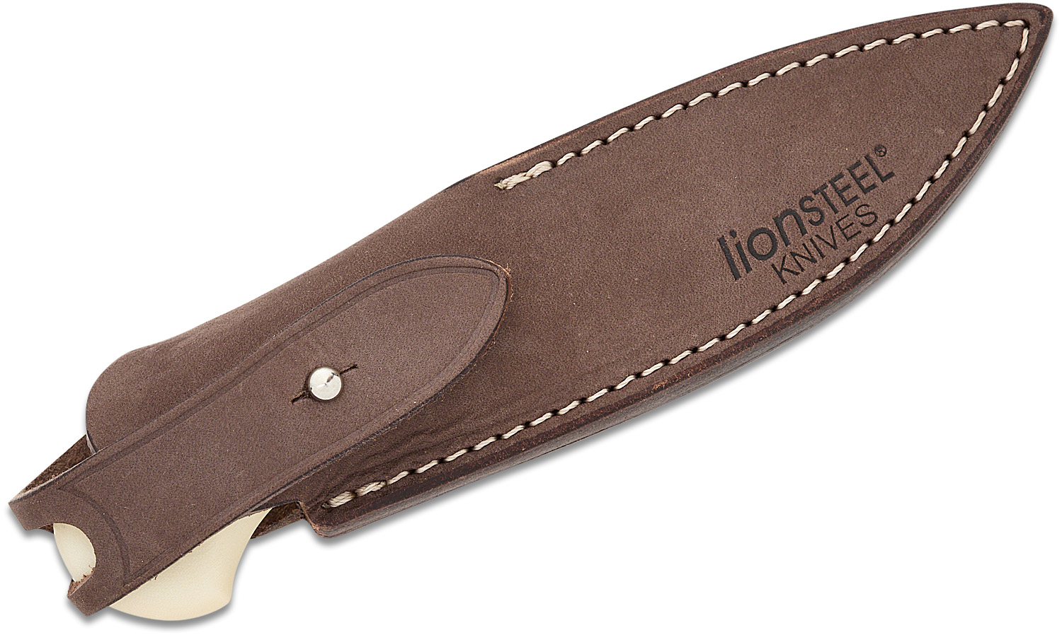 LionSteel Willy Pocket Fixed Blade Knife 3.11" M390 Satin Drop Point ...