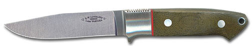 Lone Wolf Classic Loveless "Utility" Fixed Blade Knife - KnifeCenter ...