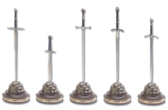 Lord Of The Rings Collectible Miniatures Set - KnifeCenter - UC1377CSNB ...