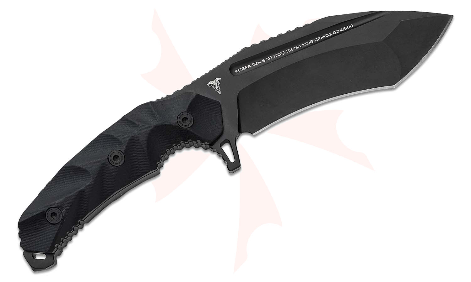 LOTAR Combat King KOBRA Gen.6 Sigma King Fixed Blade Knife 5.25" CPM-D2 ...