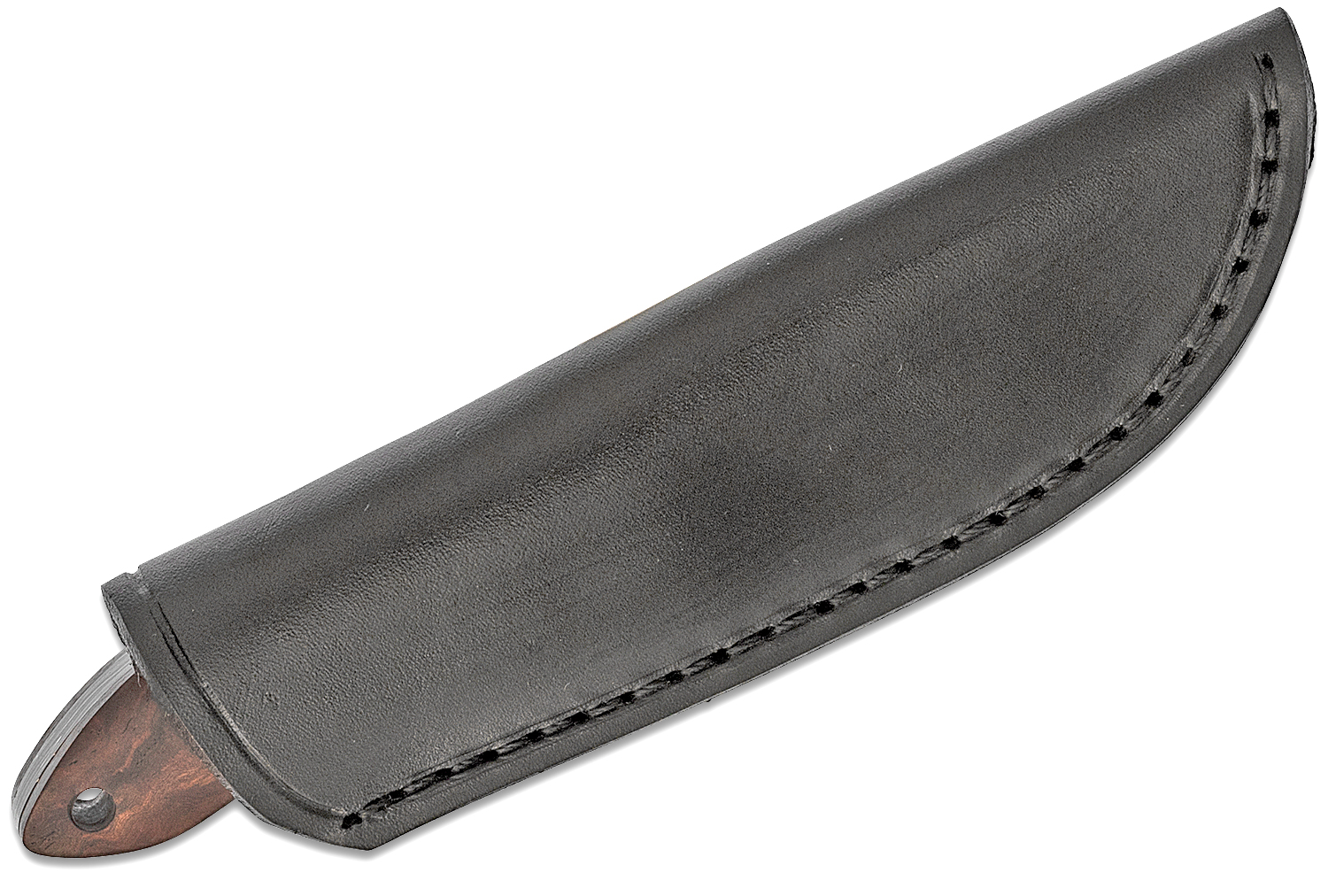 Melvin Lozada Custom Three-Finger Skinner Fixed Blade Knife 2.5" Brad Vice Damascus, Honduras ...