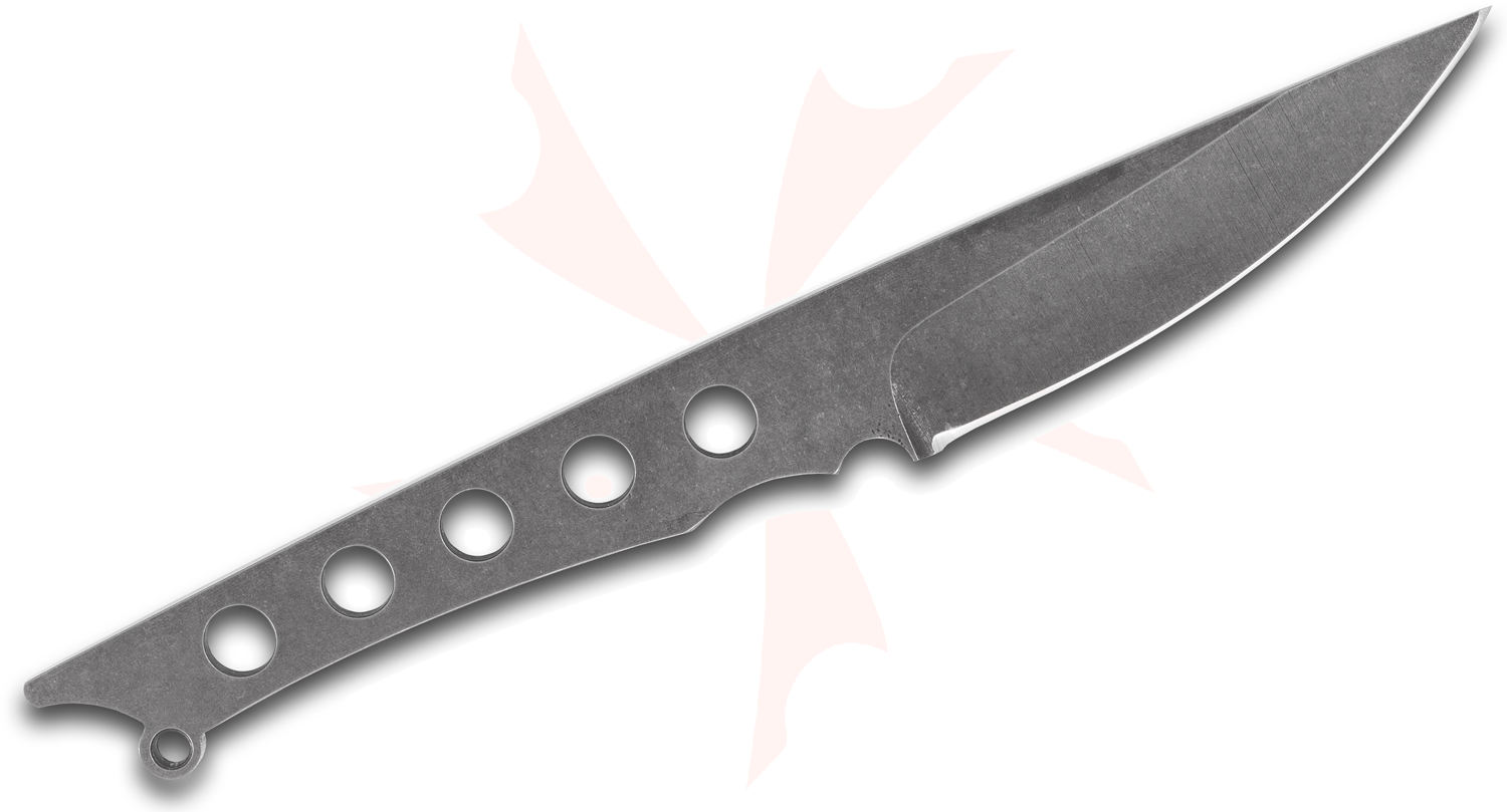 Melvin Lozada Custom Skeletonized Fixed Blade Knife 3.75" CPM-3V Dark ...