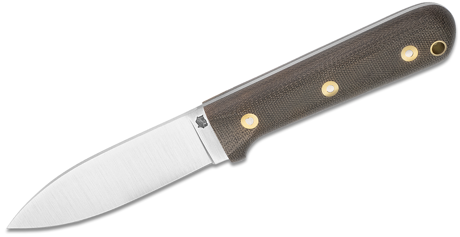 L.T. Wright Genesis Kephart Style 4.25" A2 Flat Grind Fixed Blade Knife ...