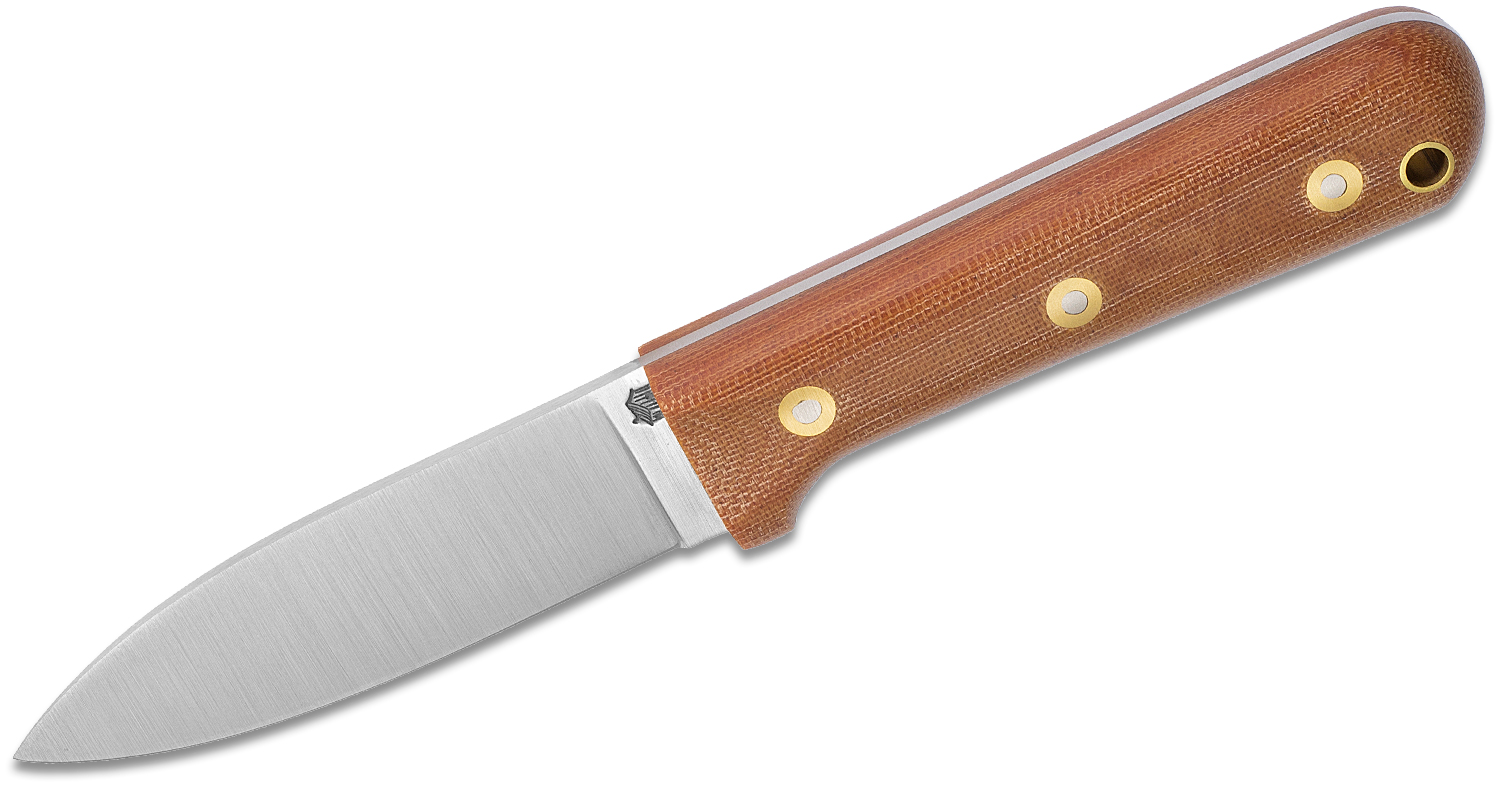 L.T. Wright Genesis Kephart Style 4.25" A2 Flat Grind Fixed Blade Knife ...