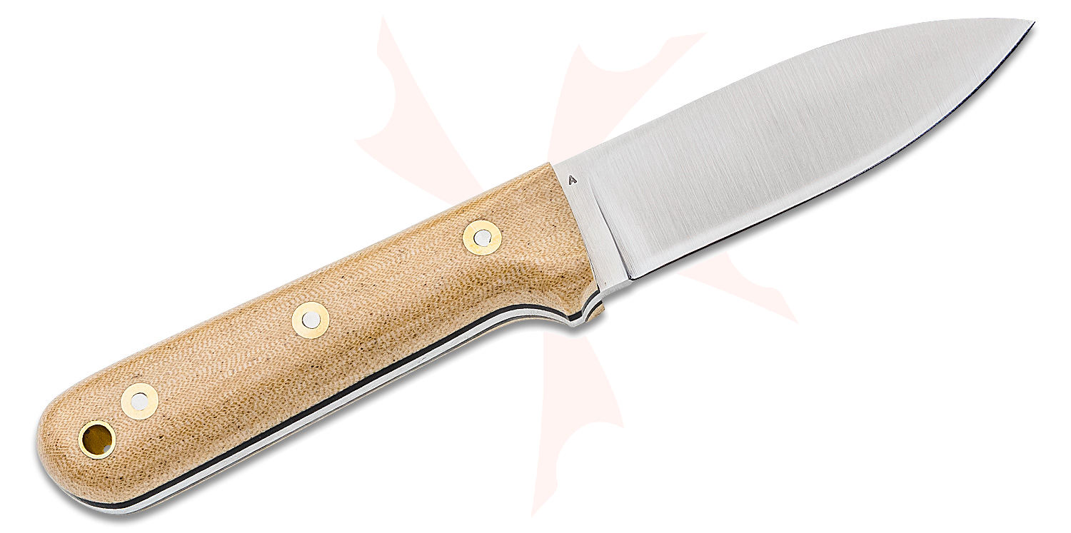 L.T. Wright Genesis Kephart Style 4.25" A2 Flat Grind Fixed Blade Knife ...