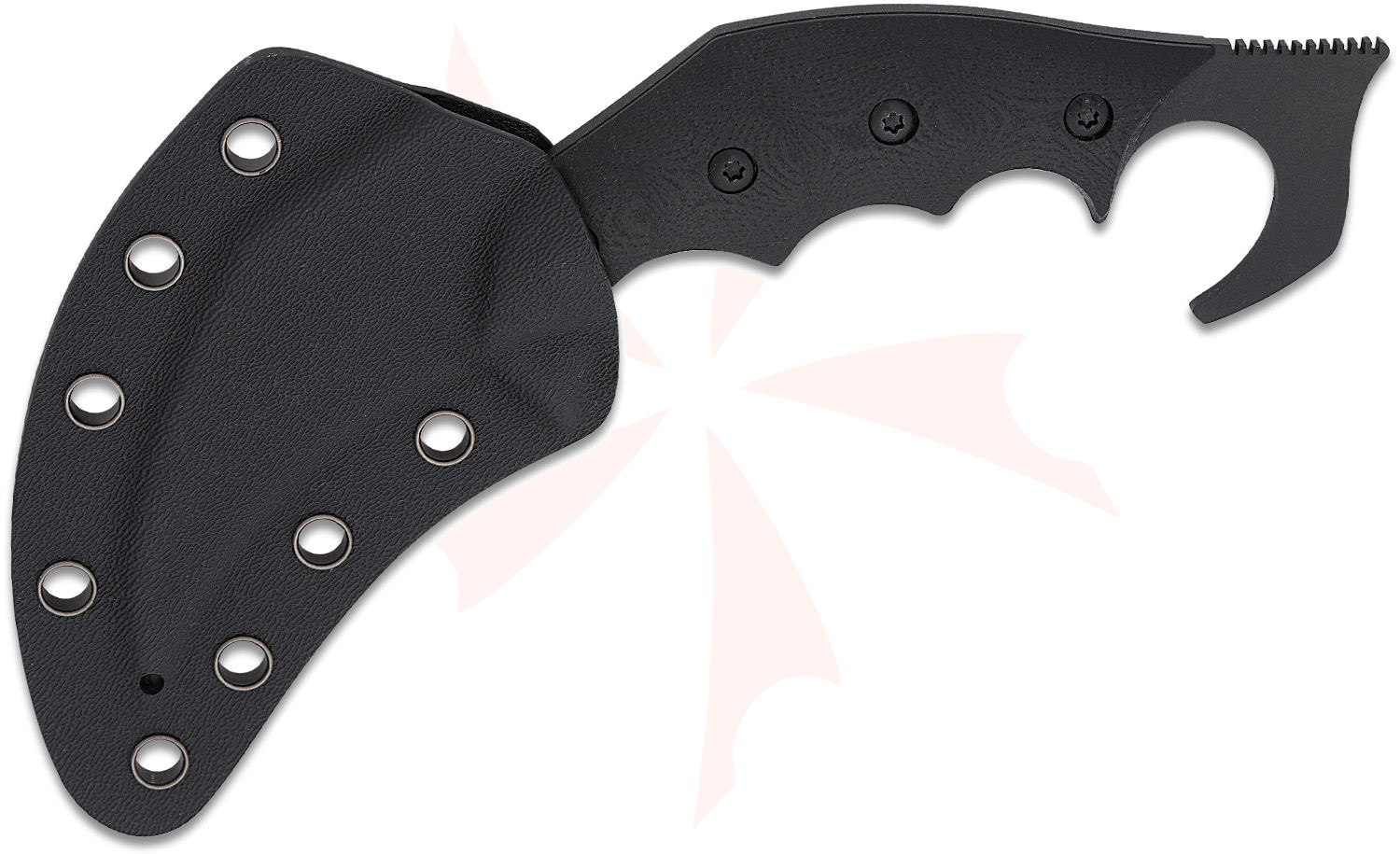 Boker Magnum Carnfex Karambit Fixed 2.64" 440A Black Blade, Black G10 ...
