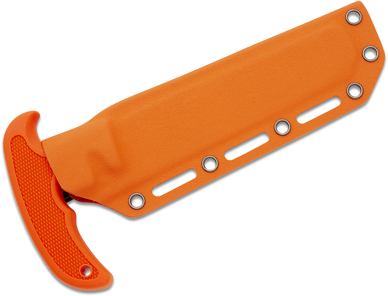 Boker Magnum HL Processing Saw 5.31" 420 Satin Saw Blade, Orange TPR ...