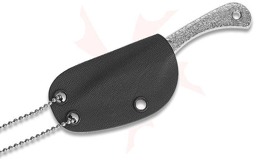 Sal Manaro Custom Neck Knife Fixed 2.375" Boye Dendritic Cobalt Blade ...