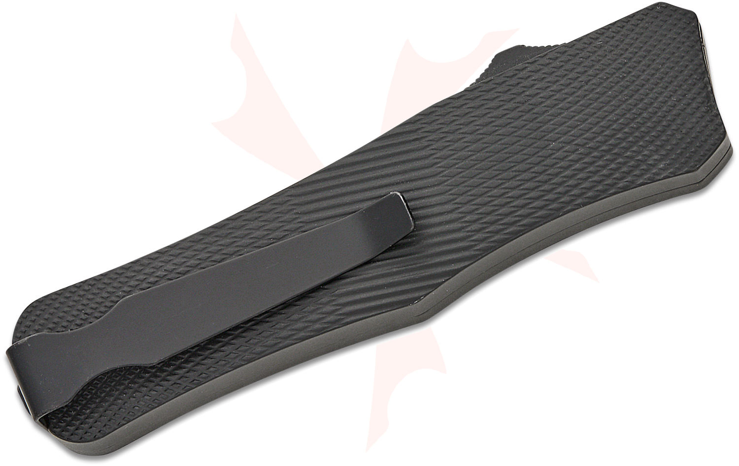 Mantis 813 AUTO OTF Knife 3.25" 440C Satin Plain Double Edge Dagger ...