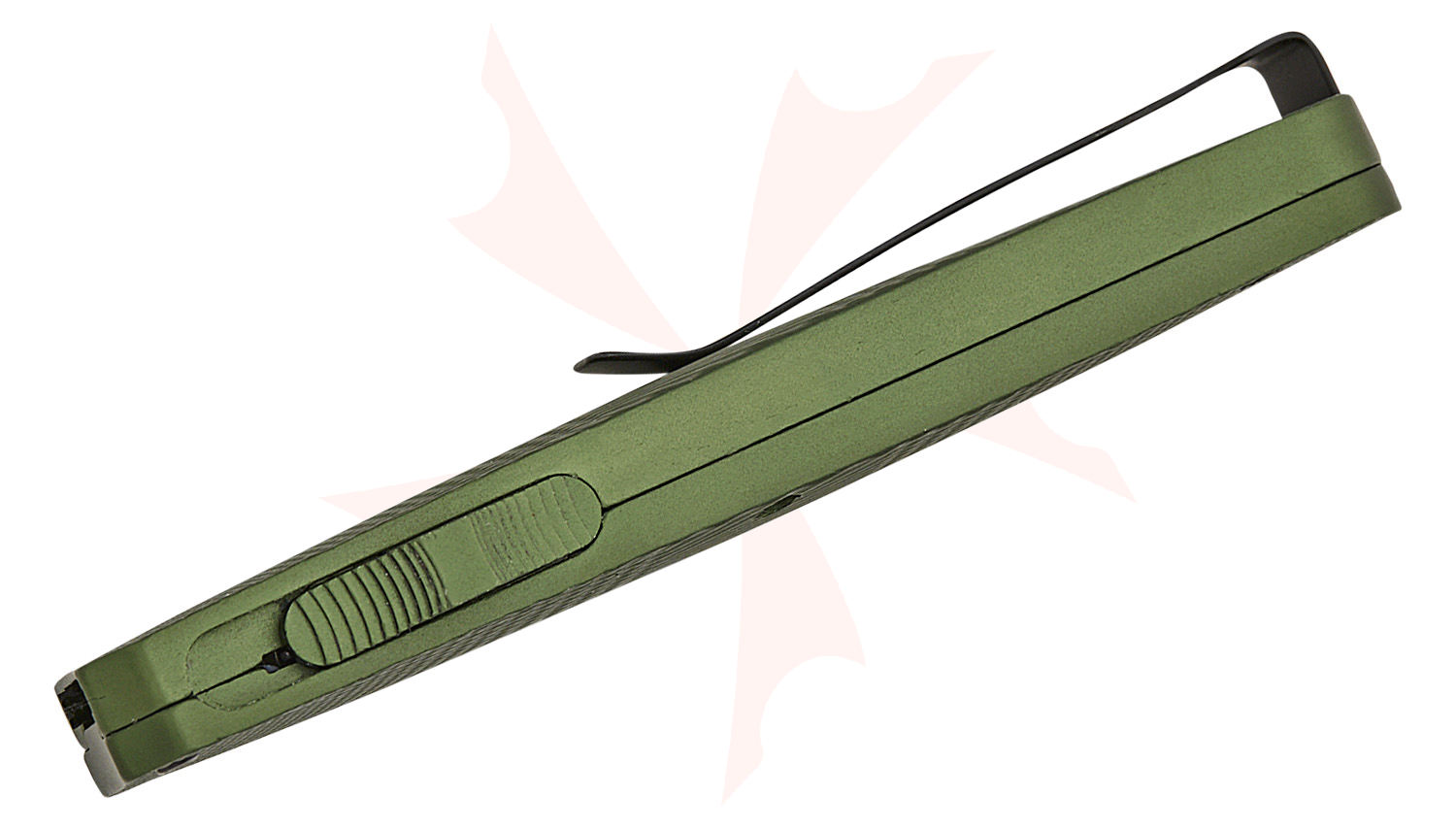 Mantis 816 AUTO OTF Knife 3.25" 440C Satin Combo Double Edge Dagger ...