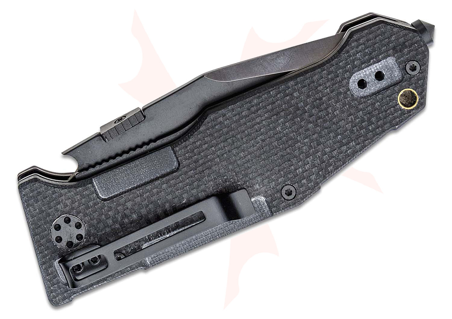 Mantis MT7.2 A Folding Pry Knife 3.25" Two-Tone S30V Plain Blade, Besh ...