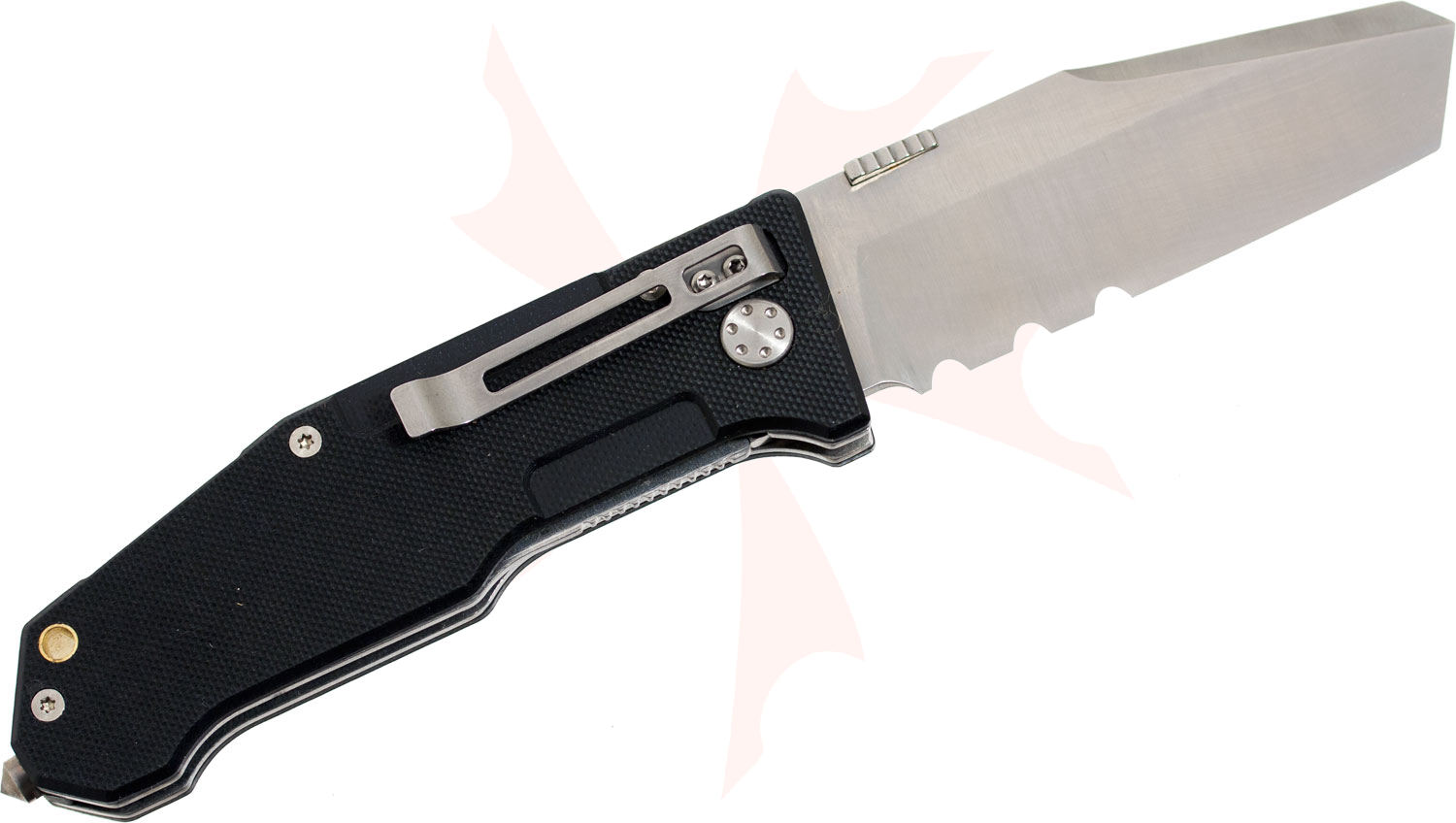 Mantis MT7.2 BS Folding Pry Knife 3.25" Satin S30V Combo Blade, Besh ...
