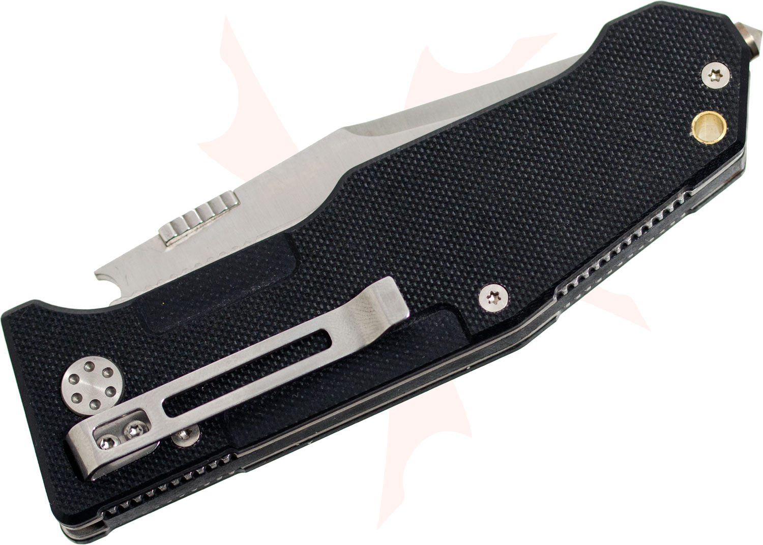 Mantis MT7.2 B Folding Pry Knife 3.25" Satin S30V Plain Blade, Besh ...