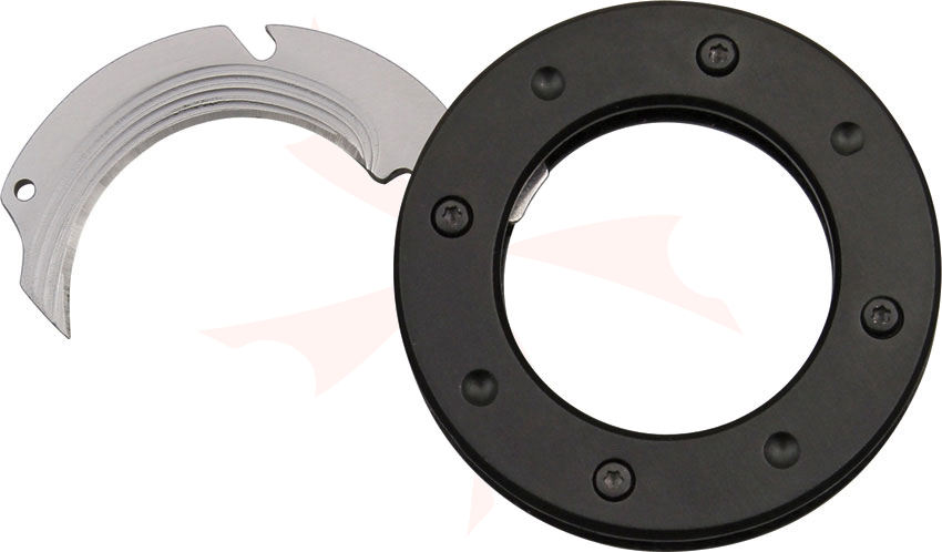 Mantis MU-6b Cyclops Utility Neck Knife 2.5" Hawkbill Blade, Black ...