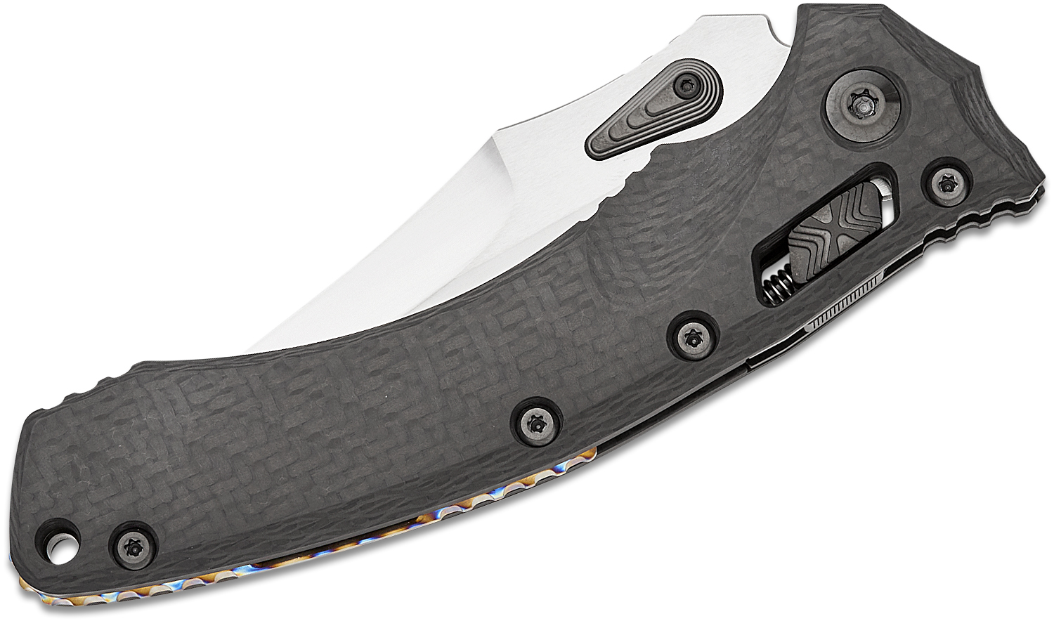 Marfione Custom Knives Amphibian Persian RAM-LOK Manual Folding Knife 3 ...