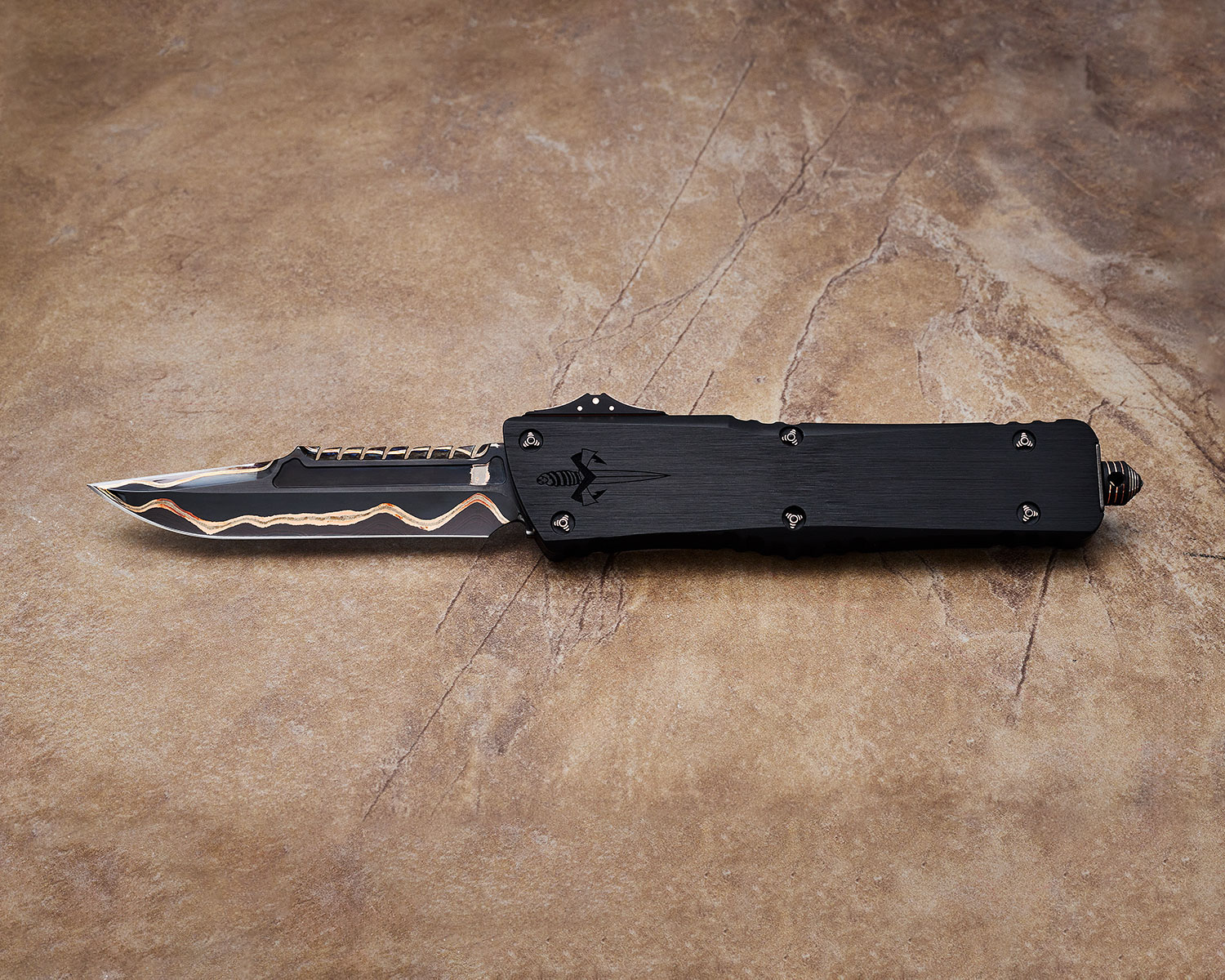 Marfione Custom Knives Combat Interceptor OTF AUTO 3.875" Boker Forge ...