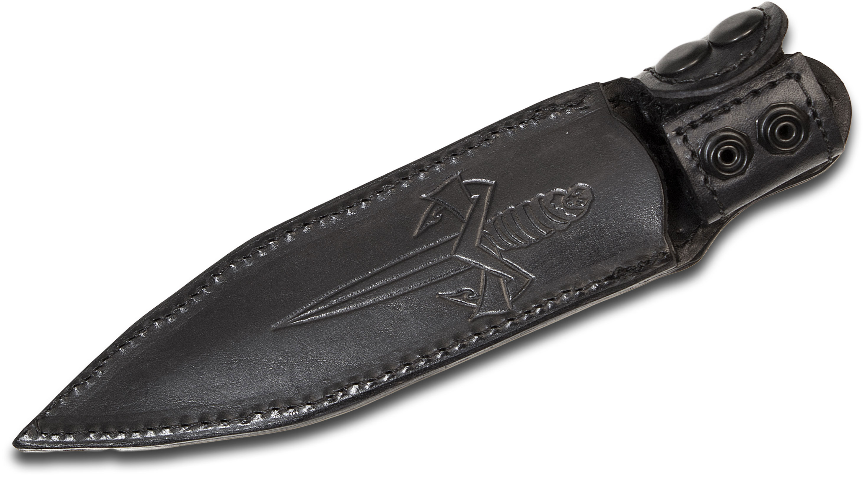 Marfione Custom Knives ADO-L Fixed 6" DLC Apocalyptic Double Edge CPM ...