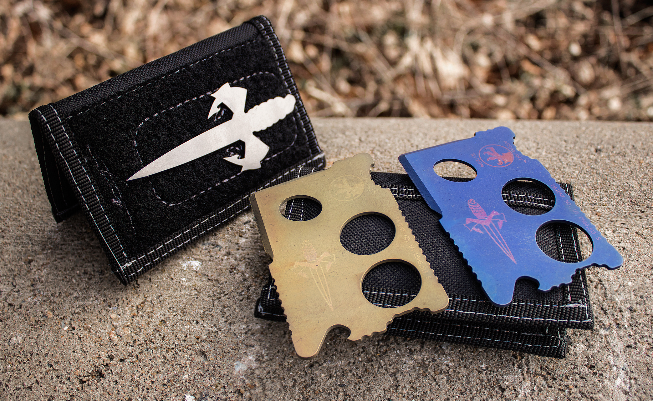 Marfione Custom Knives Assailant Titanium Credit Card Style Knife with ...
