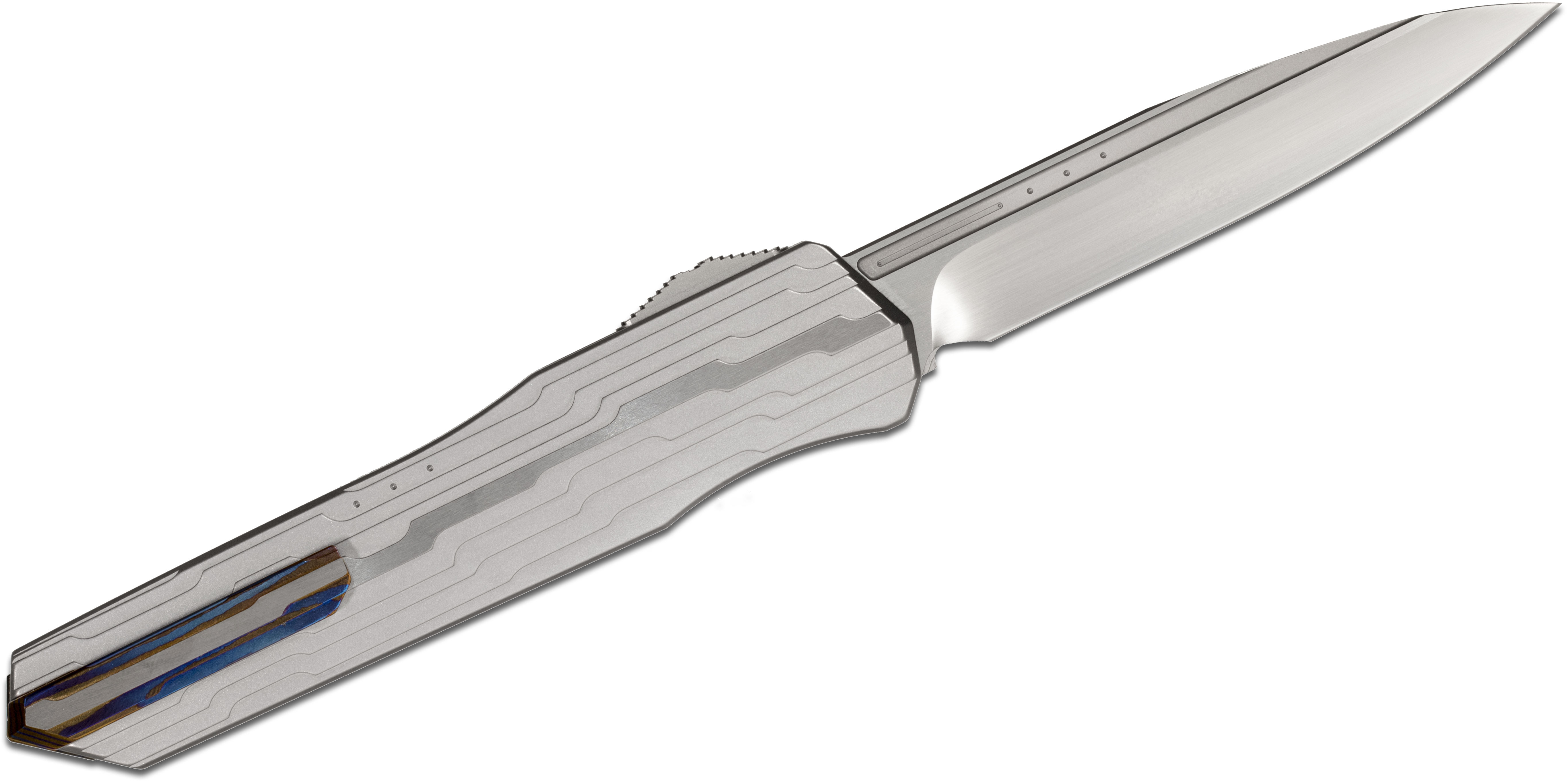 Marfione Custom Knives/DC Munroe Cypher OTF AUTO 4.125" Hand Rubbed ...