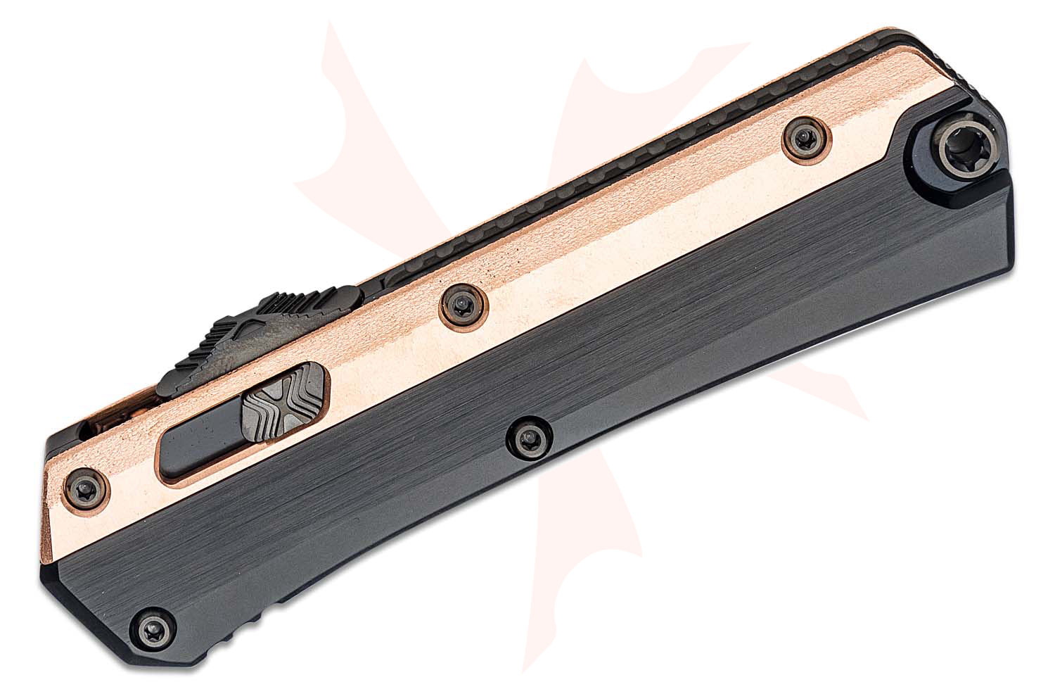 Marfione Custom Knives Glykon AUTO OTF Knife 3.75" Hot Blued Baker ...