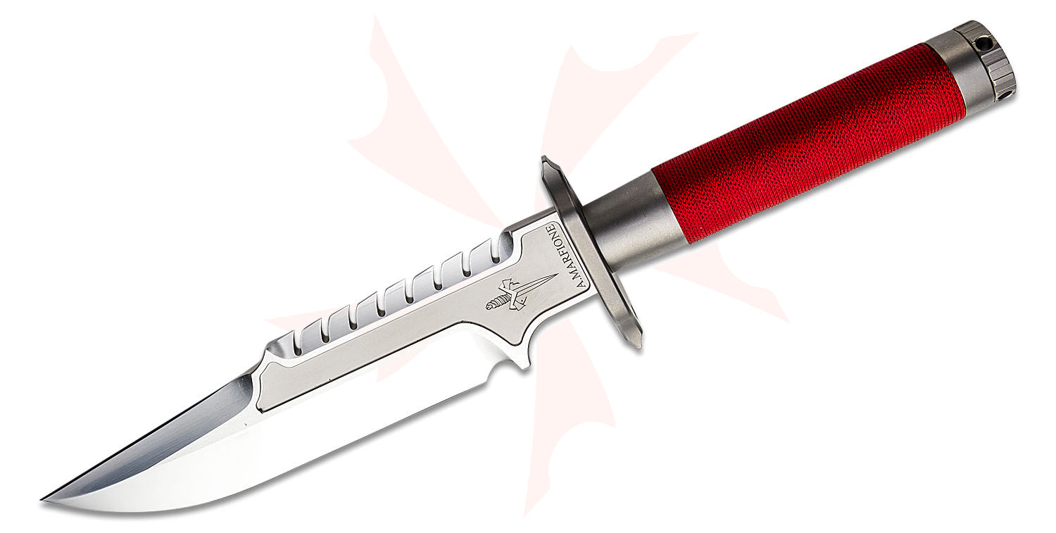Marfione Custom Knives Interceptor Fixed Blade Knife 7.875" M390 Double ...