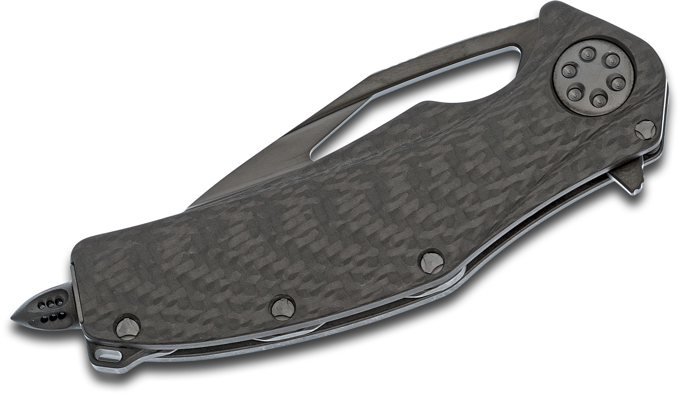 Marfione Custom Knives Mini Matrix R Flipper 3.25" Hand Rubbed Satin ...