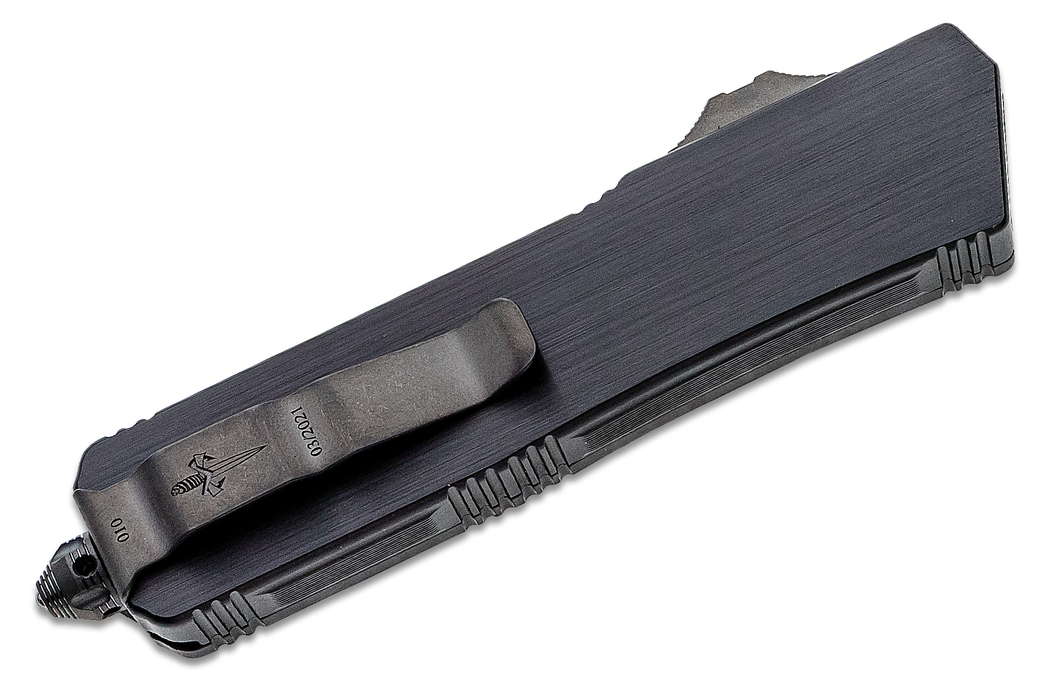 Marfione Custom Knives Scarab II OTF AUTO 3.875" M390 Black DLC Two ...