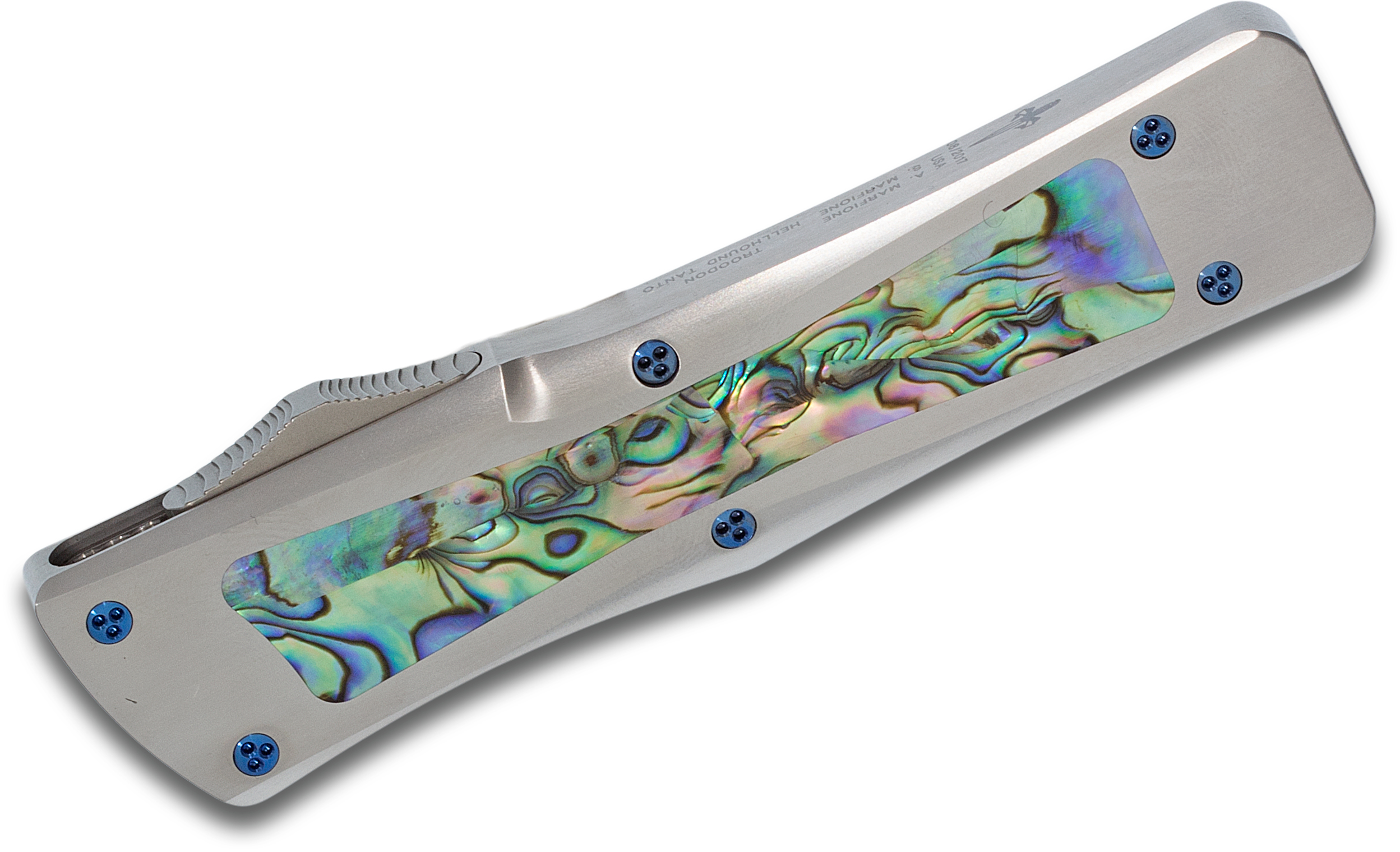 Marfione Custom Knives Troodon OTF AUTO 3" Mirror Polished M390 ...
