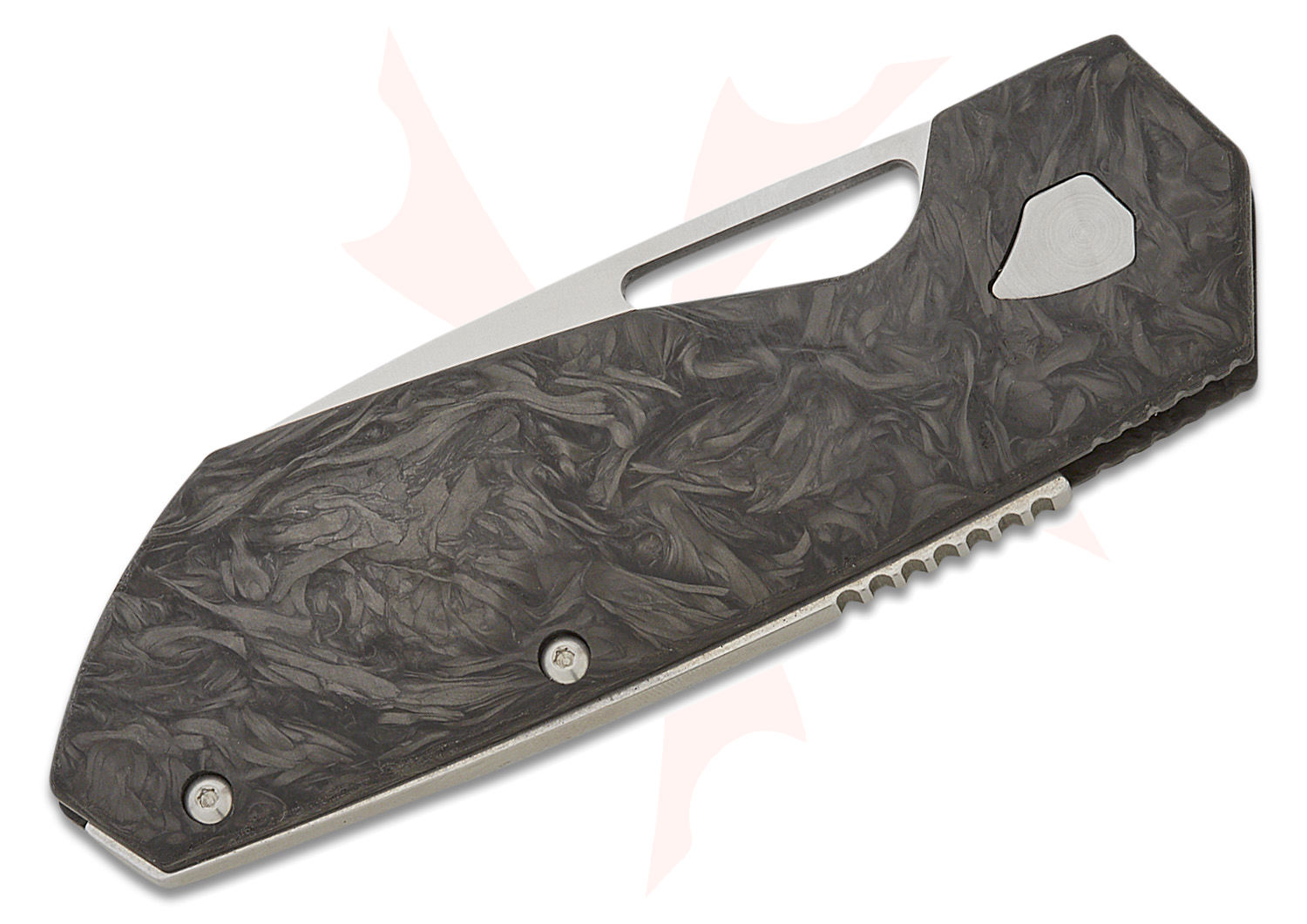 Maserin 371/N W2 Folding Knife 3.15" M390 Sheepsfoot Blade, Black ...