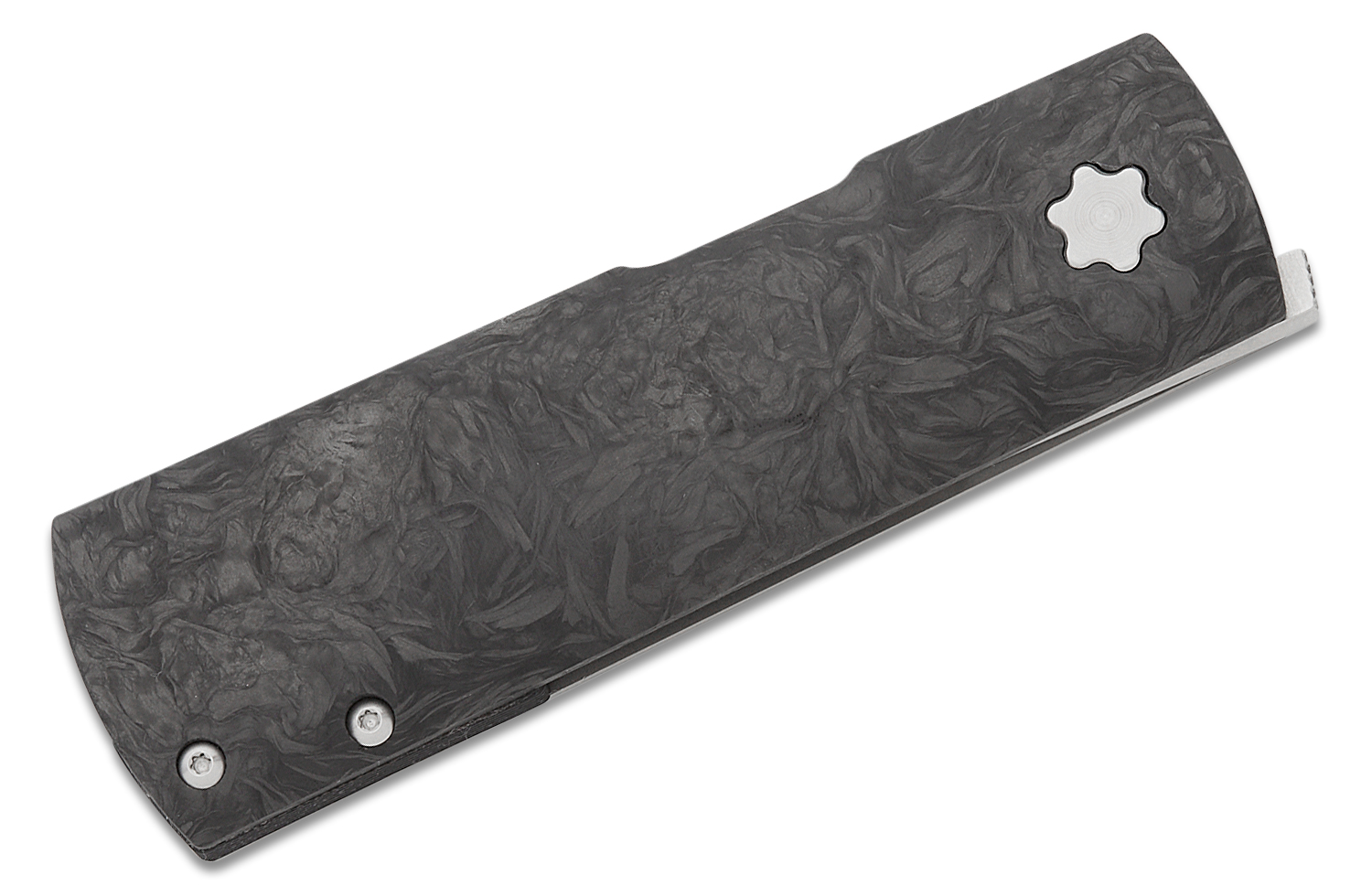 Maserin 372/N Daga Flipper Knife 3.14" Elmax Satin Single-Edge Dagger ...