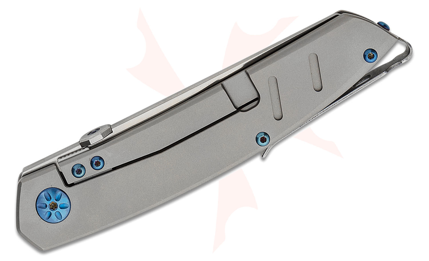 Maserin 374/TT AM6 Folding Knife 3.56" D2 Satin Modified Sheepsfoot ...