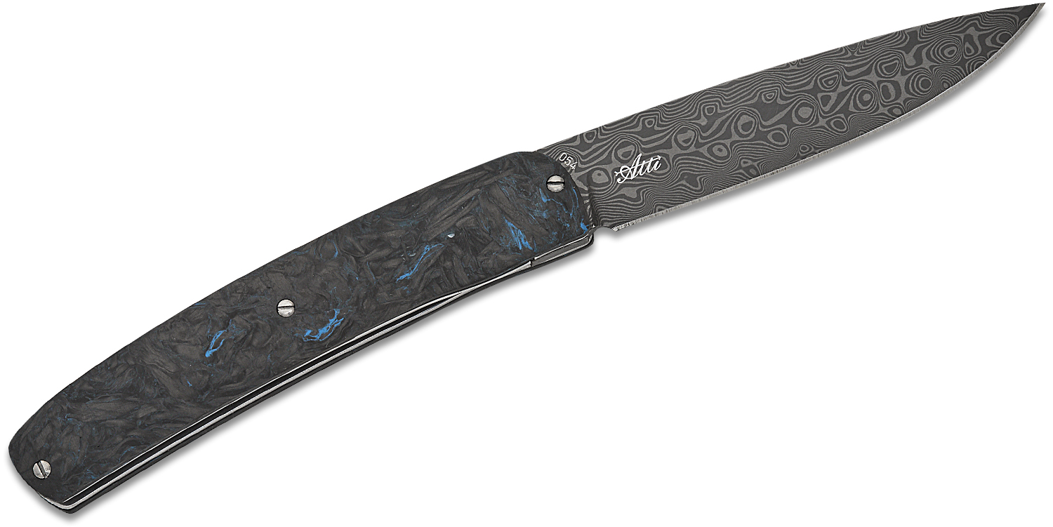 Maserin 381/DB Mini-Gourmet Folding Knife 3.26" Small Roses Damascus ...
