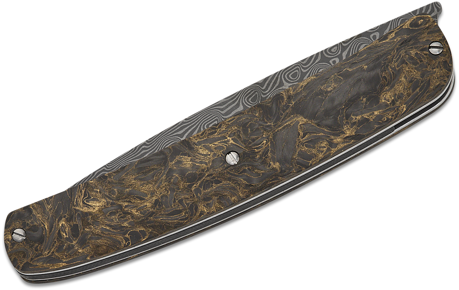 Maserin 381/DG Mini-Gourmet Folding Knife 3.26" Small Roses Damascus ...