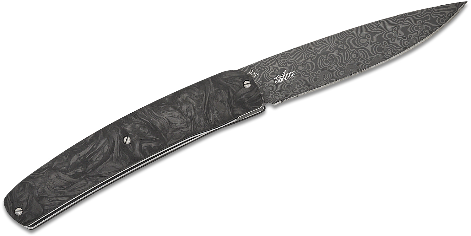 Maserin 381/DN Mini-Gourmet Folding Knife 3.26" Small Roses Damascus ...