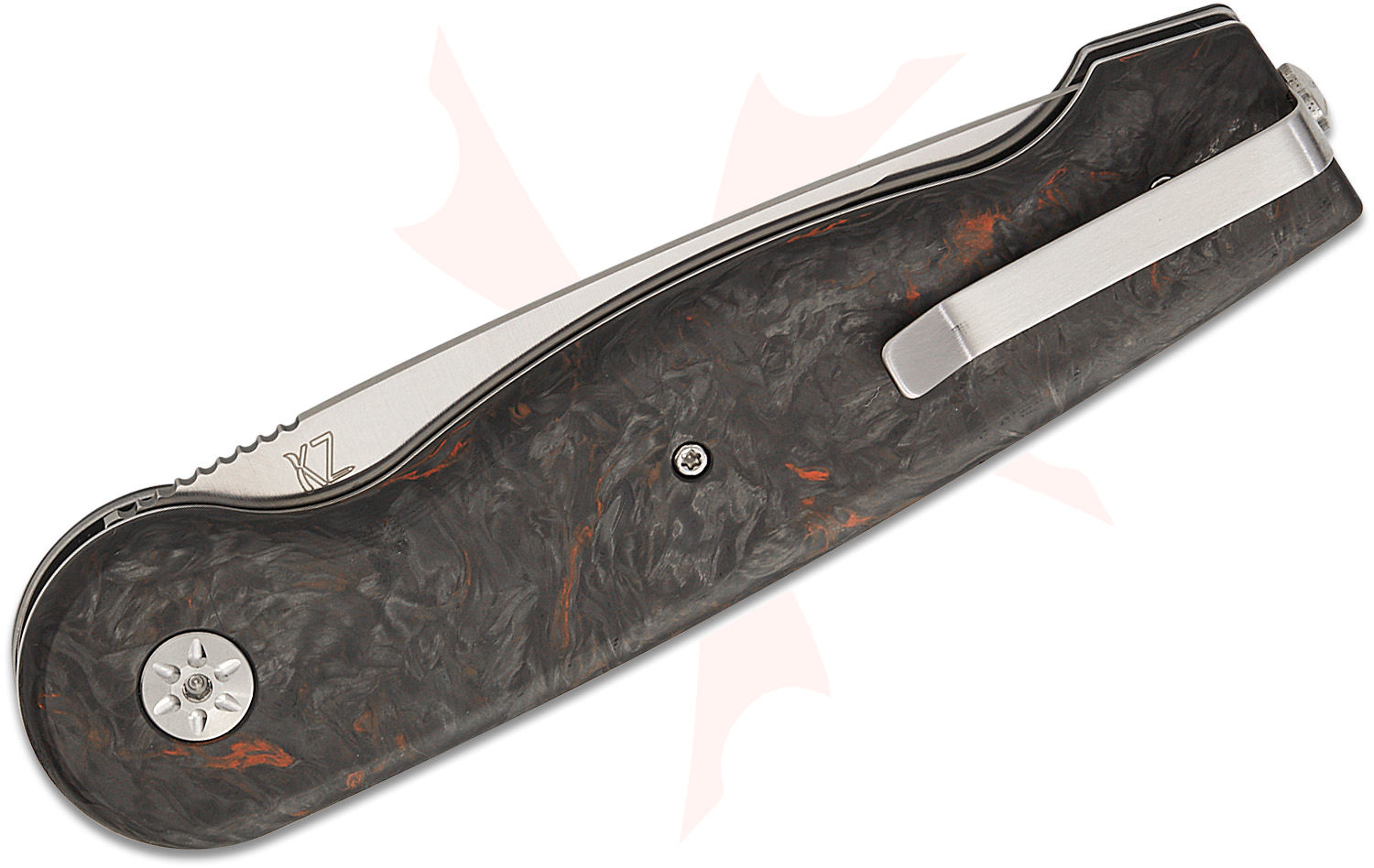 Maserin 490/FCA Summit Button Lock Folding Knife 3.35" CPM-MagnaCut ...