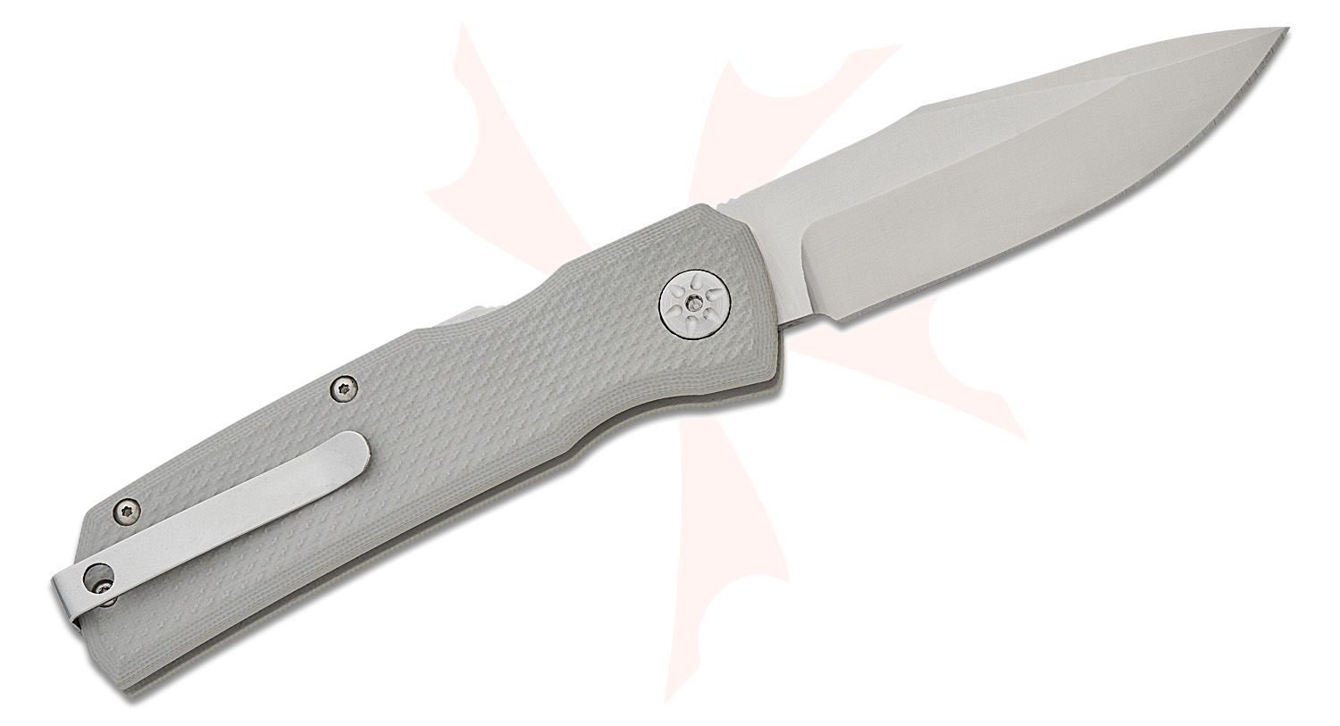Maserin 502/G10G Power Folding Knife 3.15" N690 Satin Drop Point Blade ...
