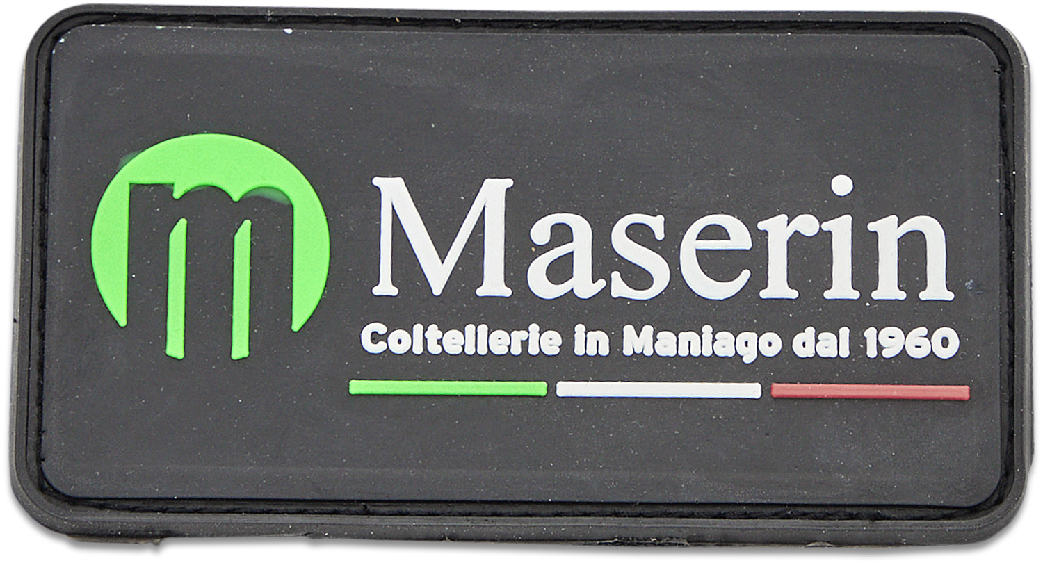 Maserin 966/G10N Gladio Alato Fixed Blade Knife 7.19" N690 Black DLC ...