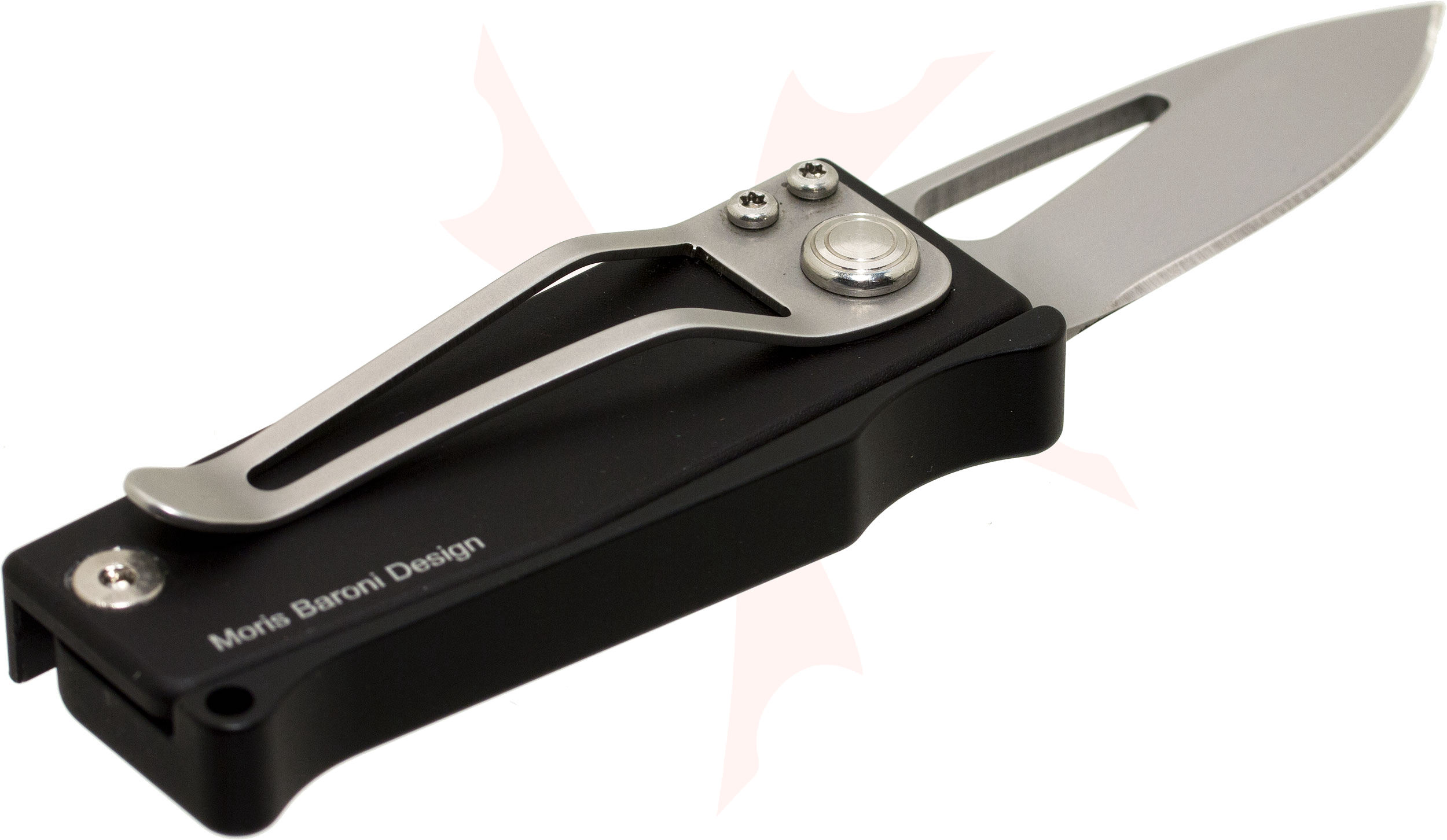 Maserin 565A Sghembo Folding Knife 2-1/2" Blade, Orange Aluminum ...