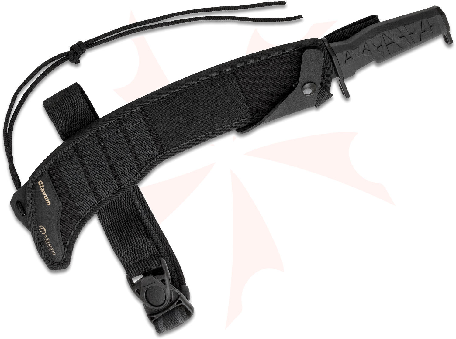 Maserin 970/N Clavum Machete 13" Black Coated Hawkbill Blade w/ Cutter ...