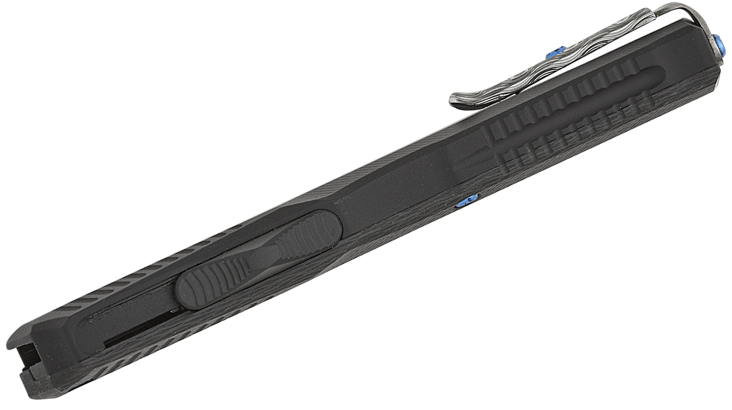 Matt Diskin Custom Livewire OTF AUTO Knife 3.35" Fafnir Damasteel ...