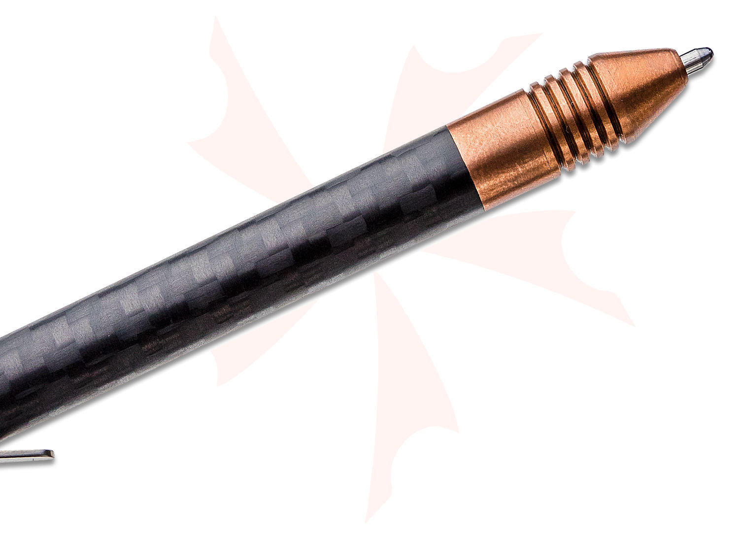 Matthew Martin Custom 375CFCu Copper and Carbon Fiber Click Pen, 5 ...