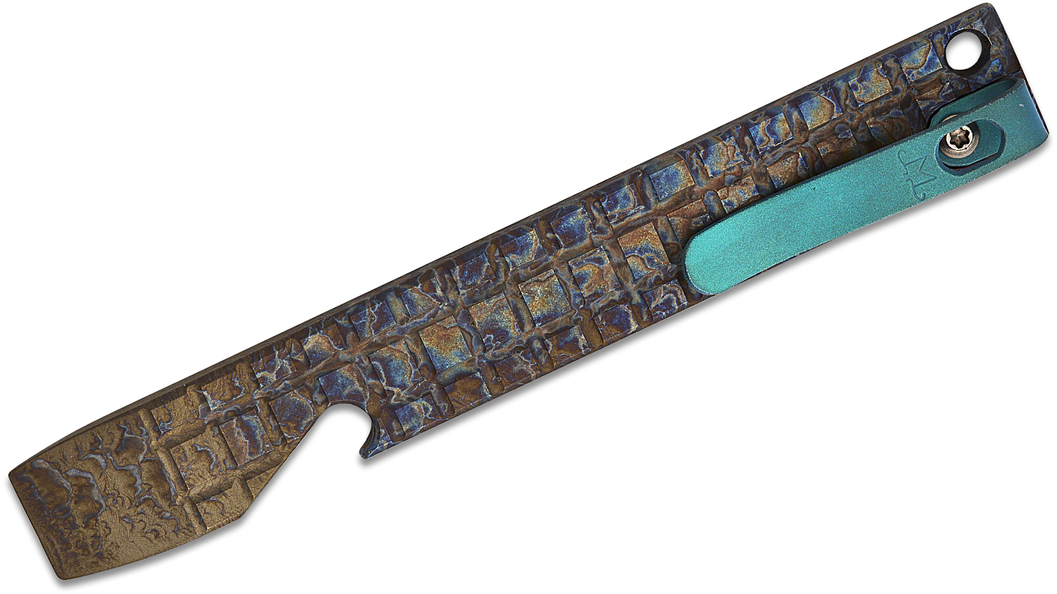 Maverick Customs 5" Chidori Anodized Frag Milled Titanium Pry Bar with ...