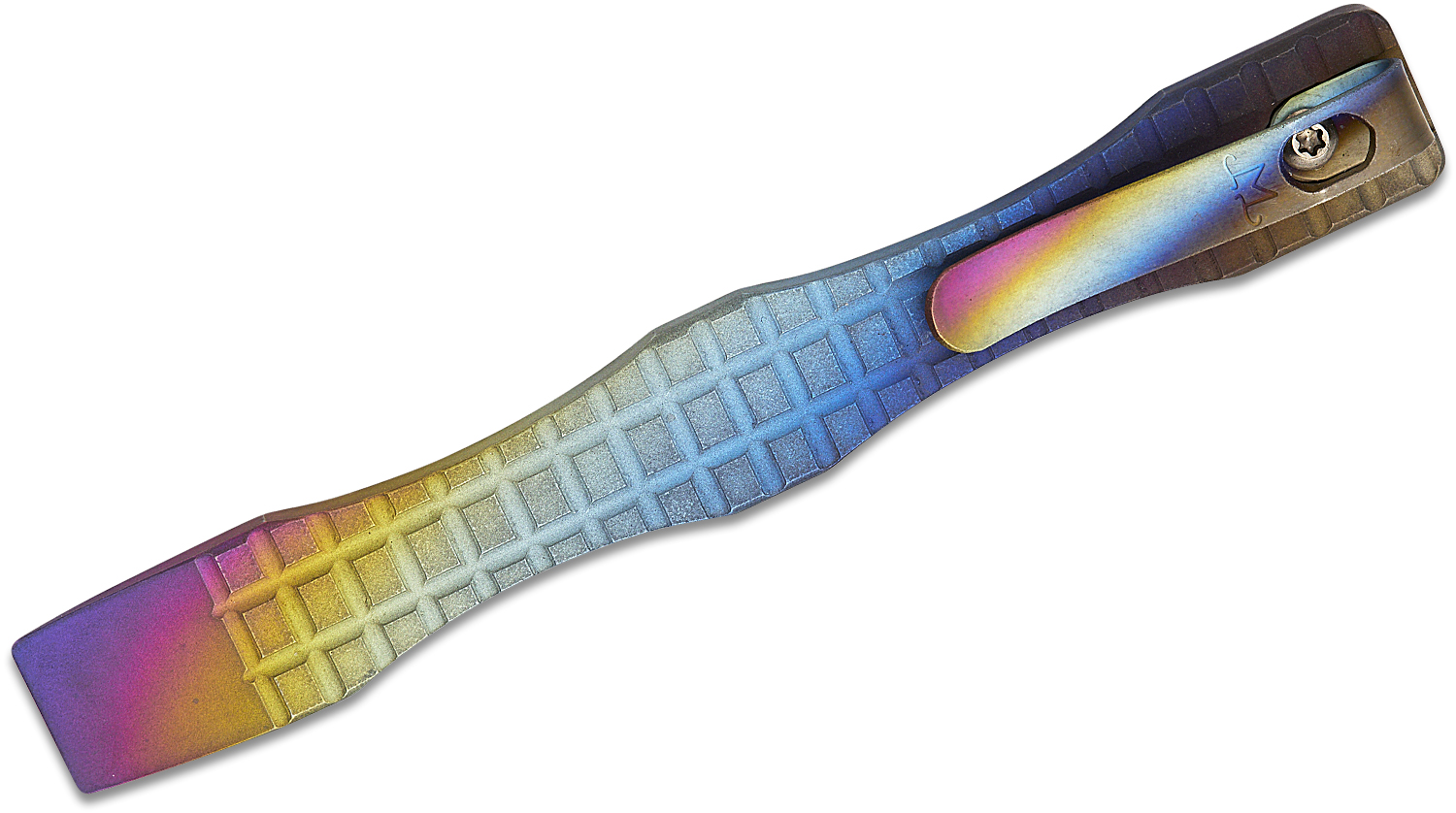 Maverick Customs 5" Fade Anodized Shapely Frag Milled Titanium Pry Bar ...