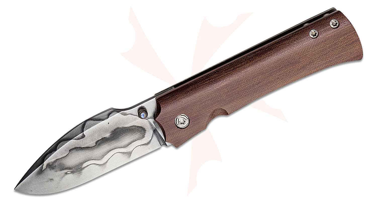 Maverick Customs Medium Viper Folding Knife 3.42" W-2 Drop Point Blade ...