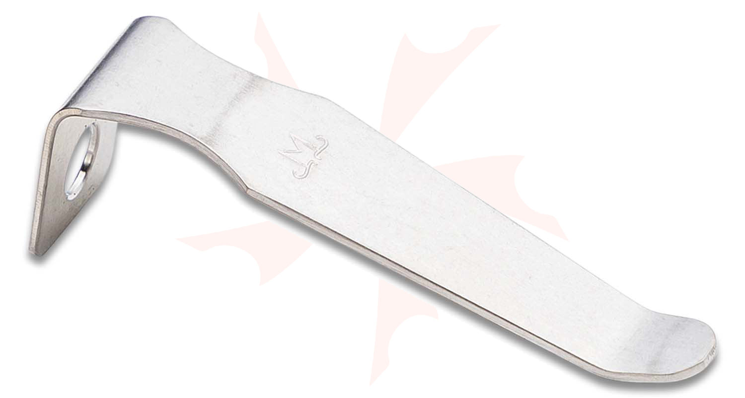 Maverick Customs Stonewashed Titanium Large Microtech OTF Pocket Clip ...