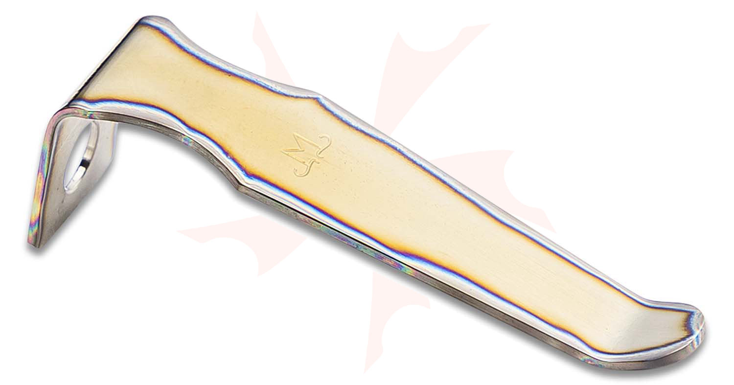 Maverick Customs Vulcan Titanium Large Microtech OTF Pocket Clip ...