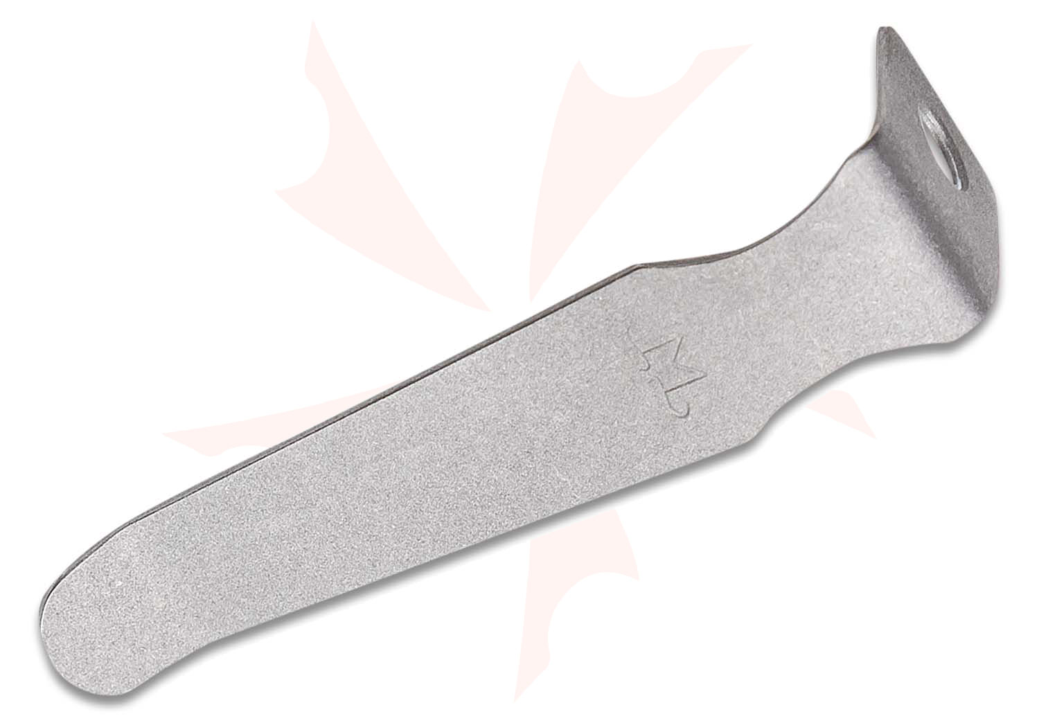 Maverick Customs Blasted Titanium Small Microtech OTF Pocket Clip ...