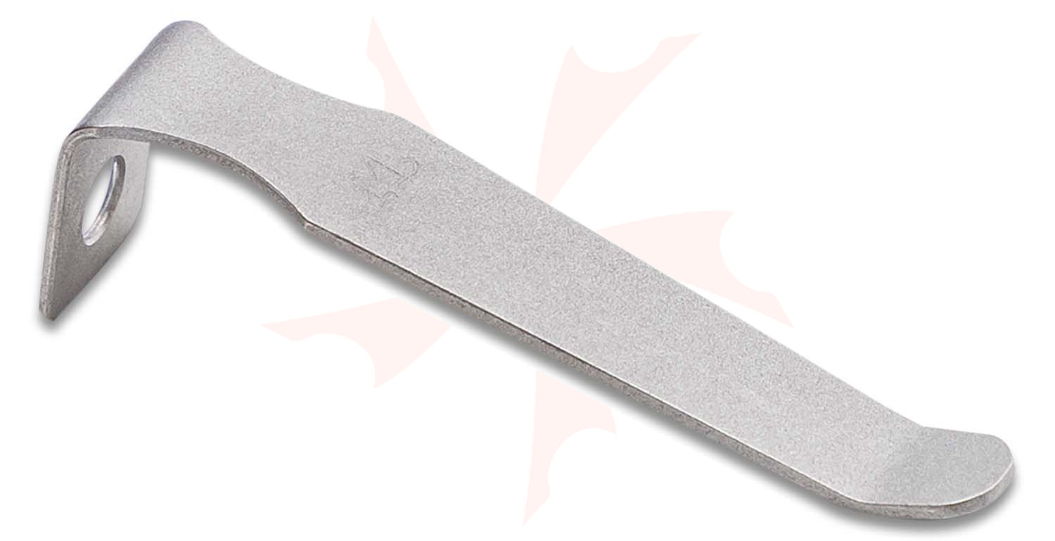 Maverick Customs Blasted Titanium Small Microtech OTF Pocket Clip ...